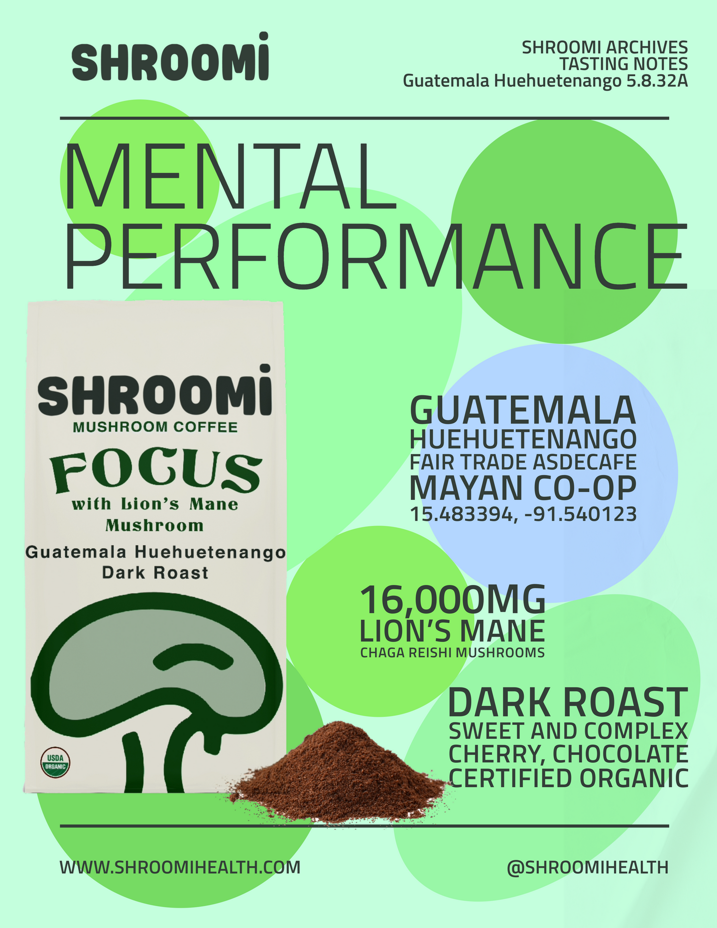 Shroomi | Brain Boosting Mushroom Coffee and Juices