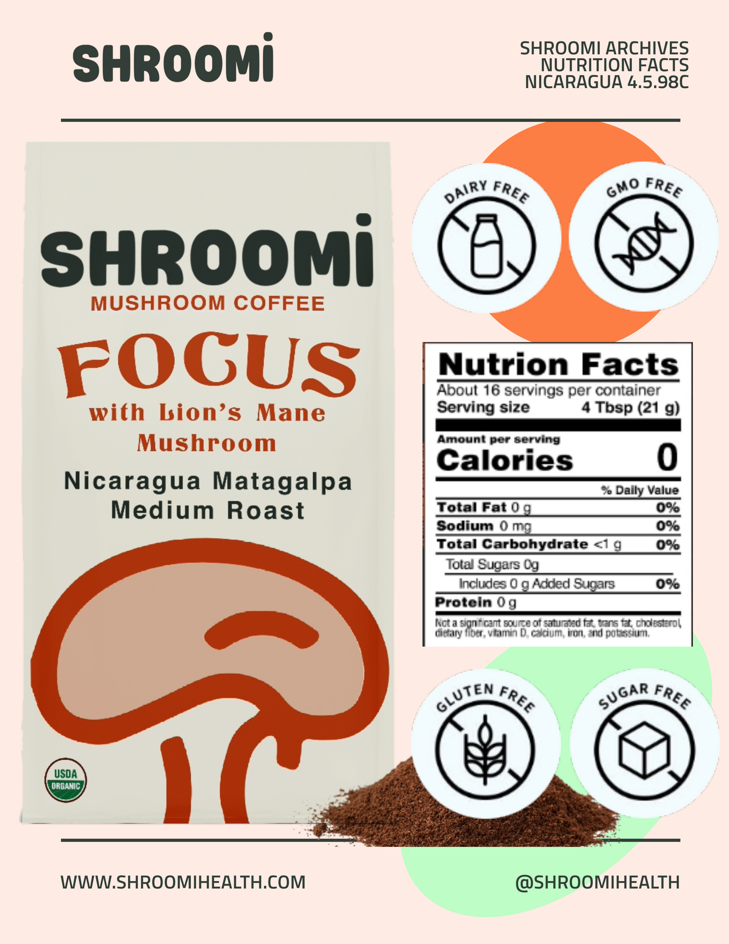 Shroomi | Brain Boosting Mushroom Coffee and Juices